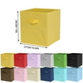 Set Of 6 Collapsible Fabric Cube Storage Bins 11