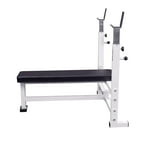 Deltech Fitness Olympic Flat Bench Press, Gym Workout Weight, 750 lbs ...
