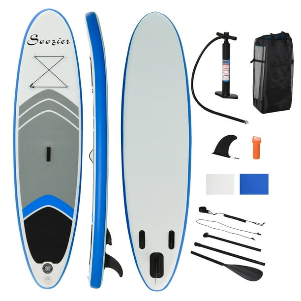 Planche de stand up paddle gonflable Soozier, 10'×30"×4" légère et ...