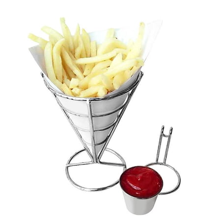 Plating French Fries Stand Buffet Cone Snacks Fries Display Display ...