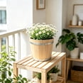 Durable Plastic Flower Pot with Base Tray - Perfect for Indoor ...