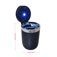 2pcs Car Ashtrays/1pc Car Ashtray+1pc brush Automatic Car Ashtrays with ...