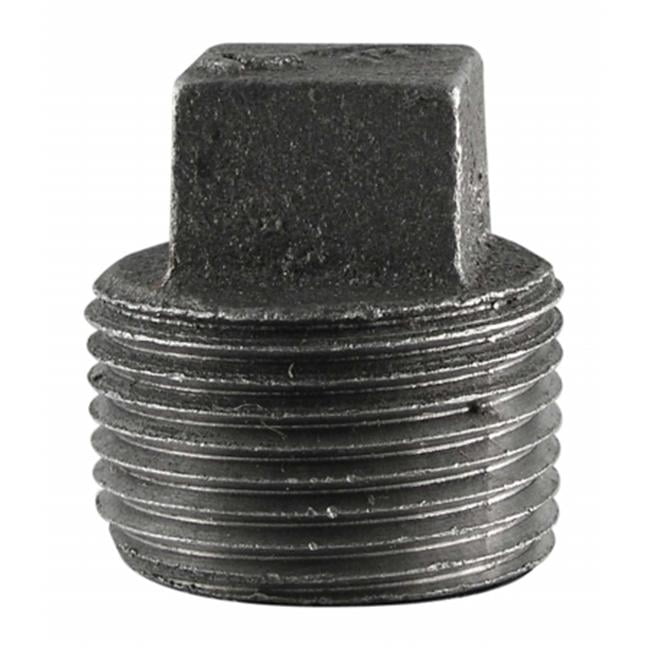Ldr 1-.50in. Black Square Head Plugs 310P-112 - Walmart.com