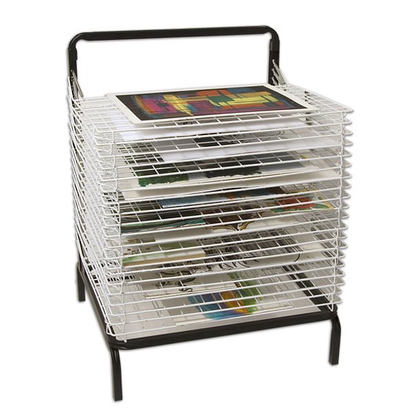 Stack-N-Dry Spring Loaded Drying Rack - Perfect for an Art Organizer ...