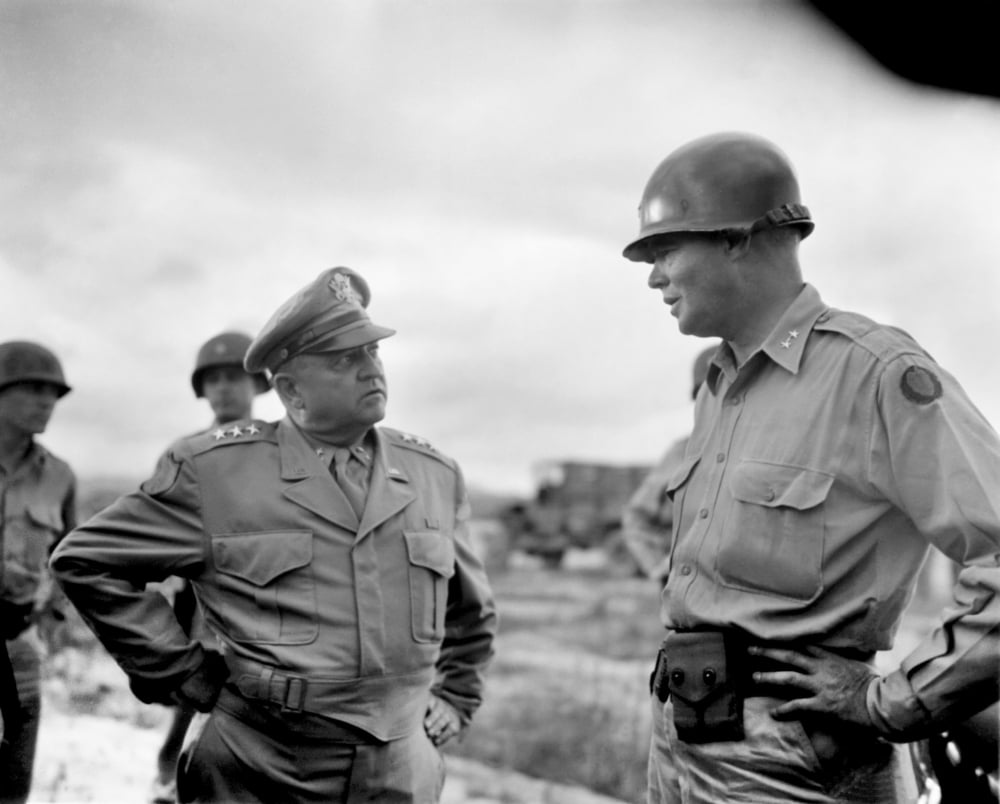 General Walton Walker (Left) History (36 x 24) - Walmart.com