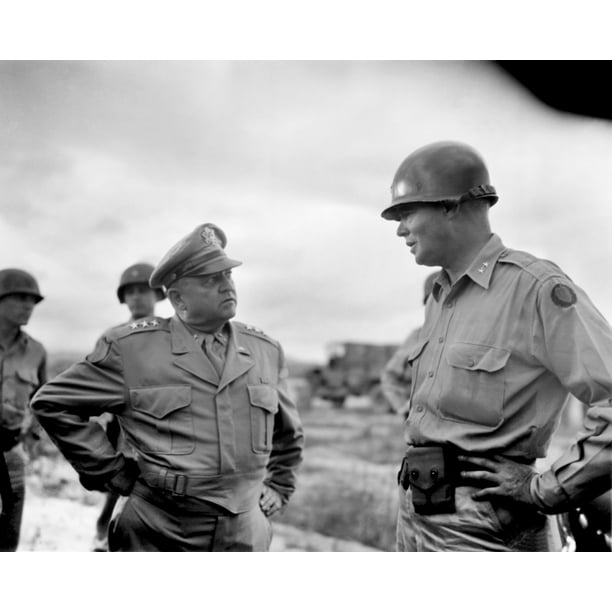 General Walton Walker (Left) History (36 x 24) - Walmart.com