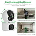 2K 4MP Dual Lens PTZ IP Camera Dual Screen Home Security Camera 3MP HD ... 2K 4MP Dual Lens PTZ IP Camera Dual Screen Home Security Camera 3MP HD ...