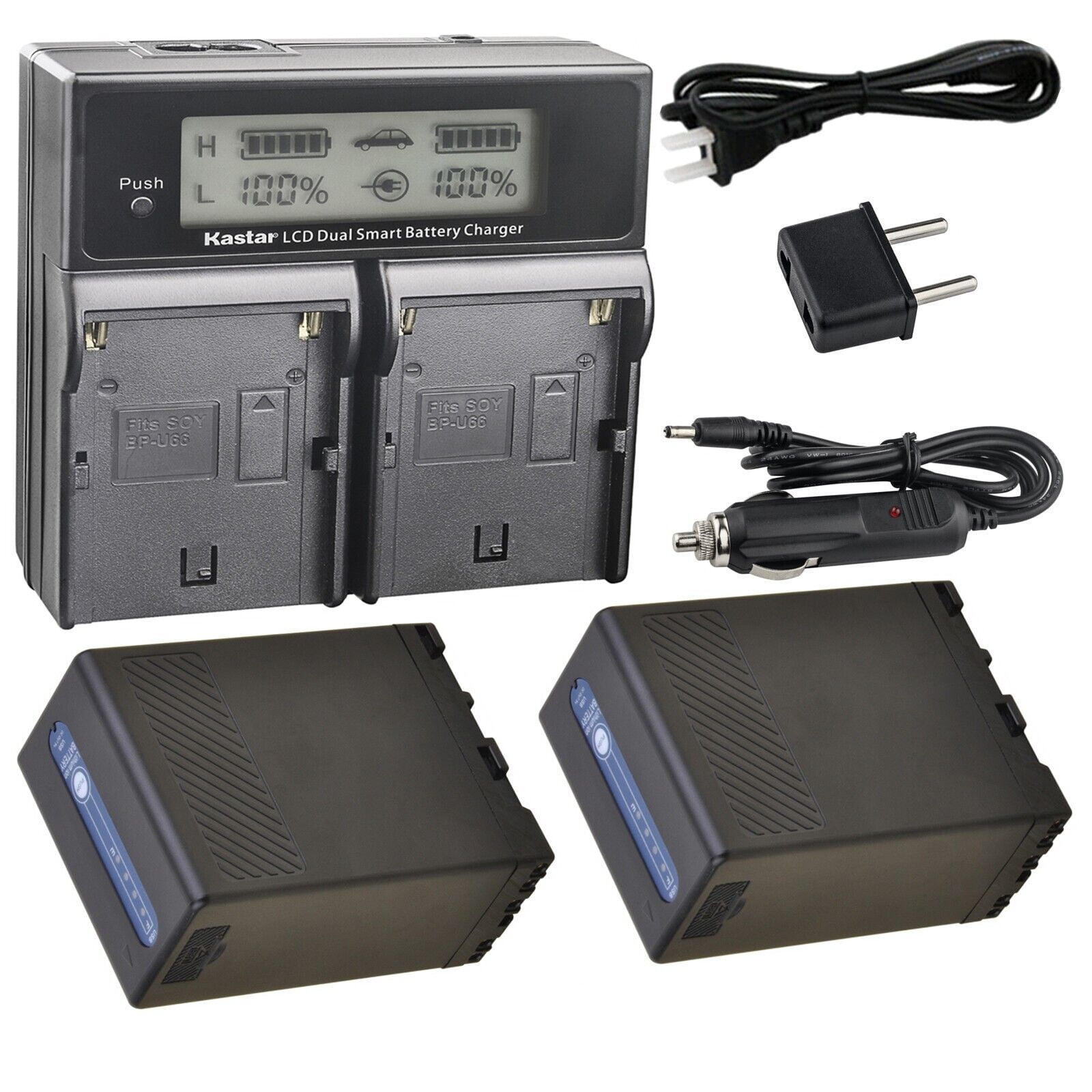 Kastar BP-U68 Battery 2-Pack and CH04 Dual Fast Charger Replacement for ...