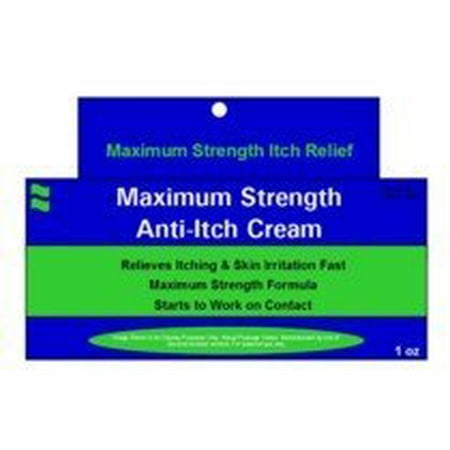 Maximum Strength Anti-Itch Medication Cream by Generic Benadryl - 1 Oz ...