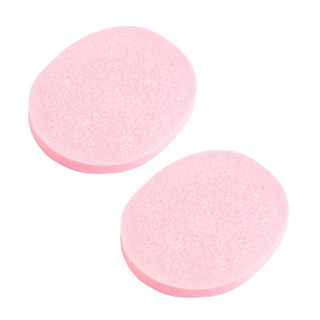 Cosmetic Makeup Sponge Oval Washing Pad Cleansing Facial Cleaning Pink ...