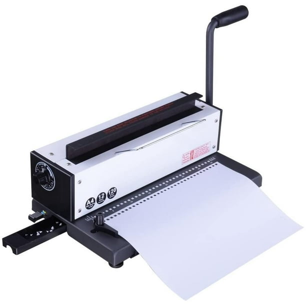 TECHTONGDA Manual 34 Holes Punching Binding Machine All Steel Metal ...