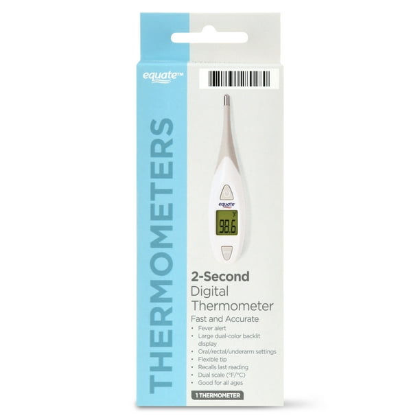 Equate 2-Second Digital Thermometer - Walmart.com - Walmart.com