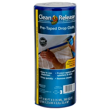 Sigman 9' x 12' Poly Back Canvas Drop Cloth - Walmart.com