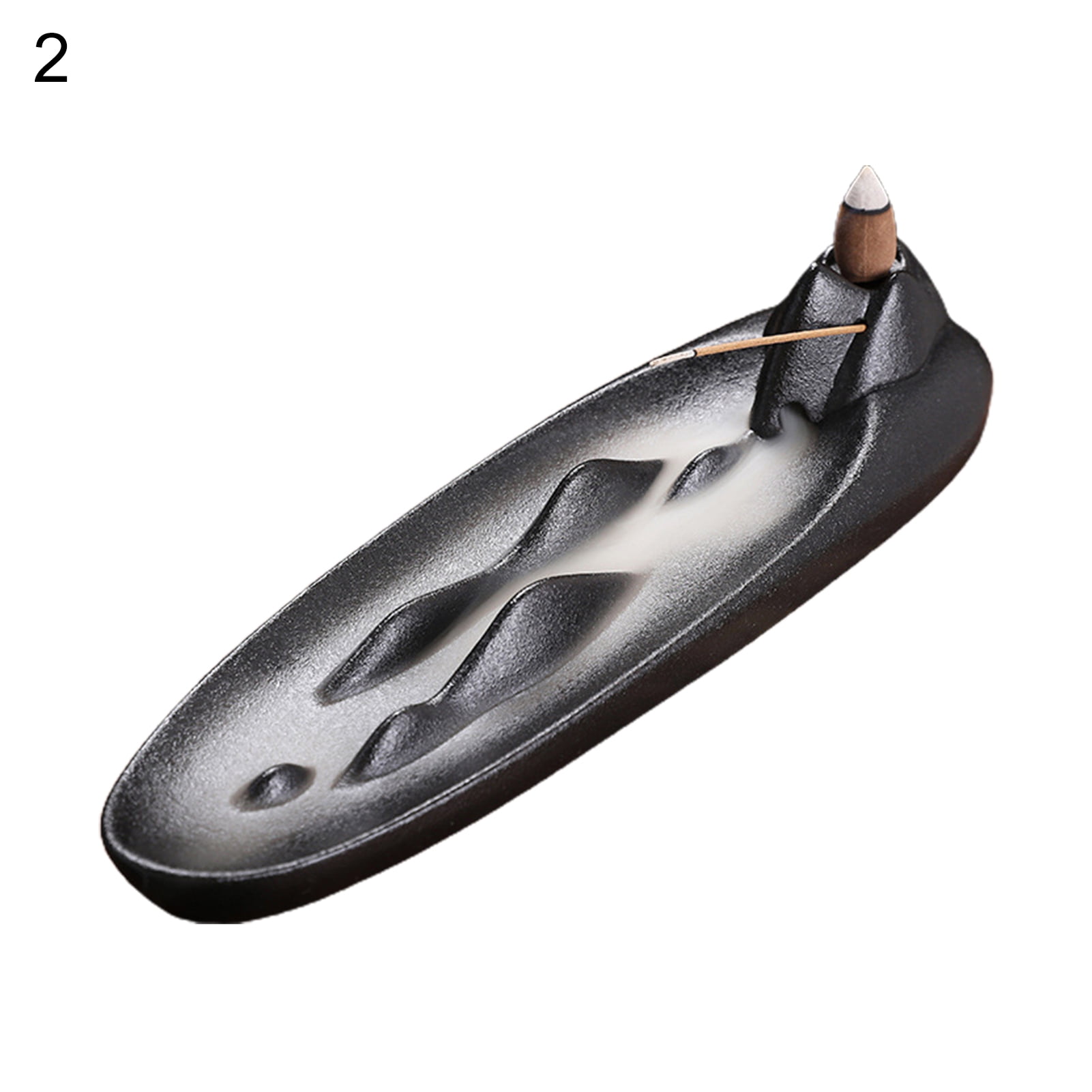 Yoone Retro Boat Shape Incense Burner Ceramic Relax Your Body Censer ...