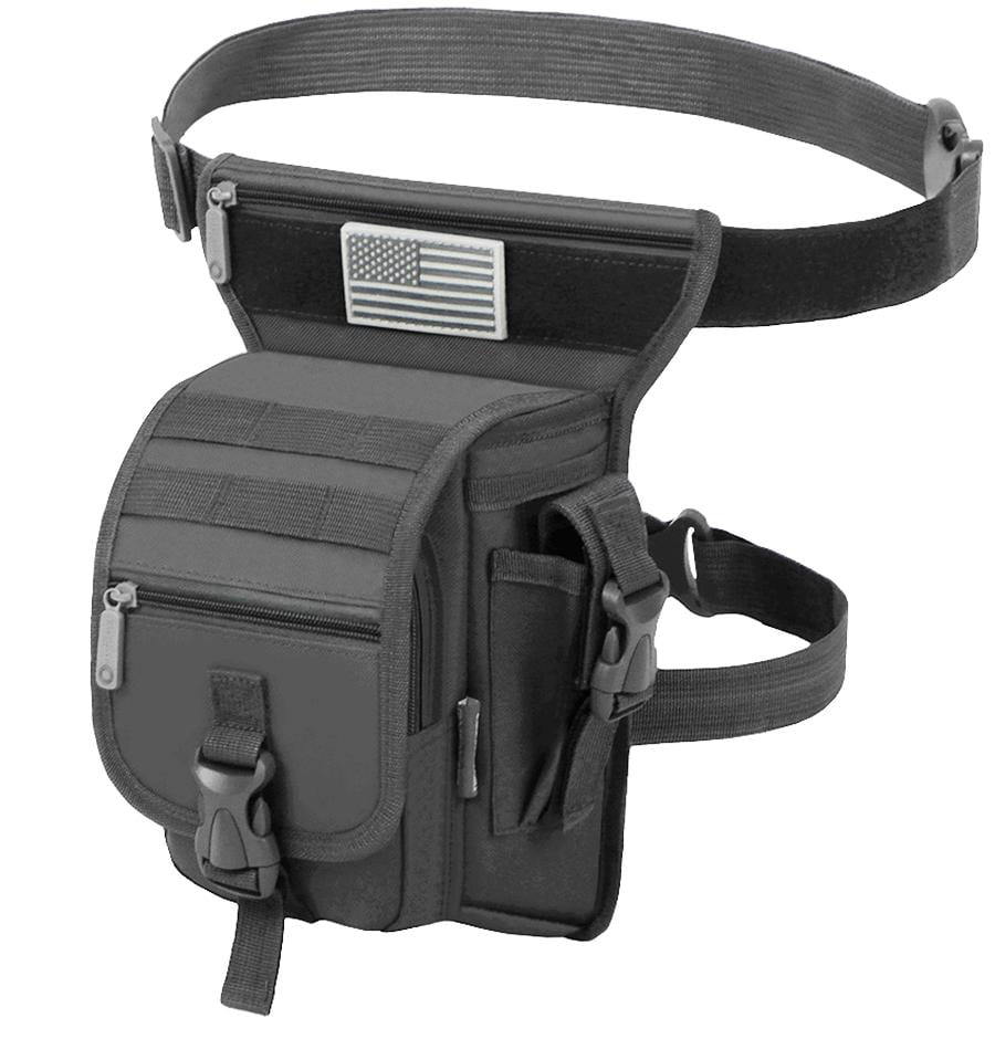 RT519-BK Tactical Hip Bag - Black - Walmart.com