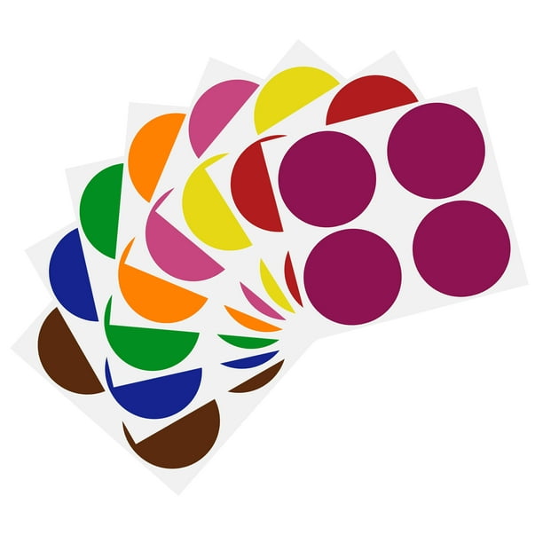 Royal Green Color-Coding Labels 75MM (7.5CM) in 8 Assorted Color ...