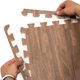 Sorbus Interlocking Floor Mat Wood Grain Print - Multipurpose Foam Tile ...