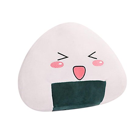 Plush Cute 3d Rice Ball Plush Toy Stuffed Home Decoration Birthday Gift ...