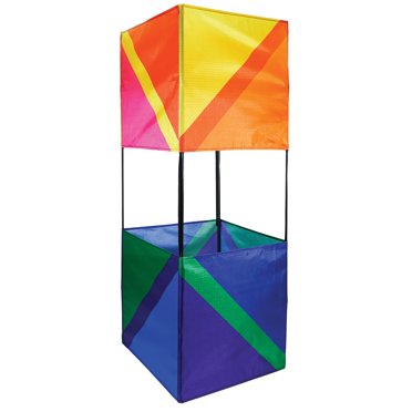 In the Breeze 3071 — Colorful Tie Dye Box Kite, 37-Inch — Stable Single ...