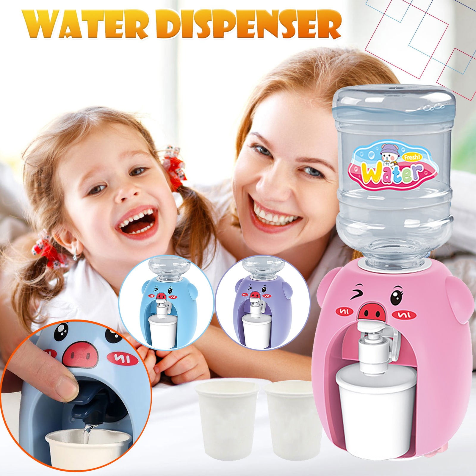 YZHM Children'S Mini beverage Dispenser Exciting Game Water Dispenser ...