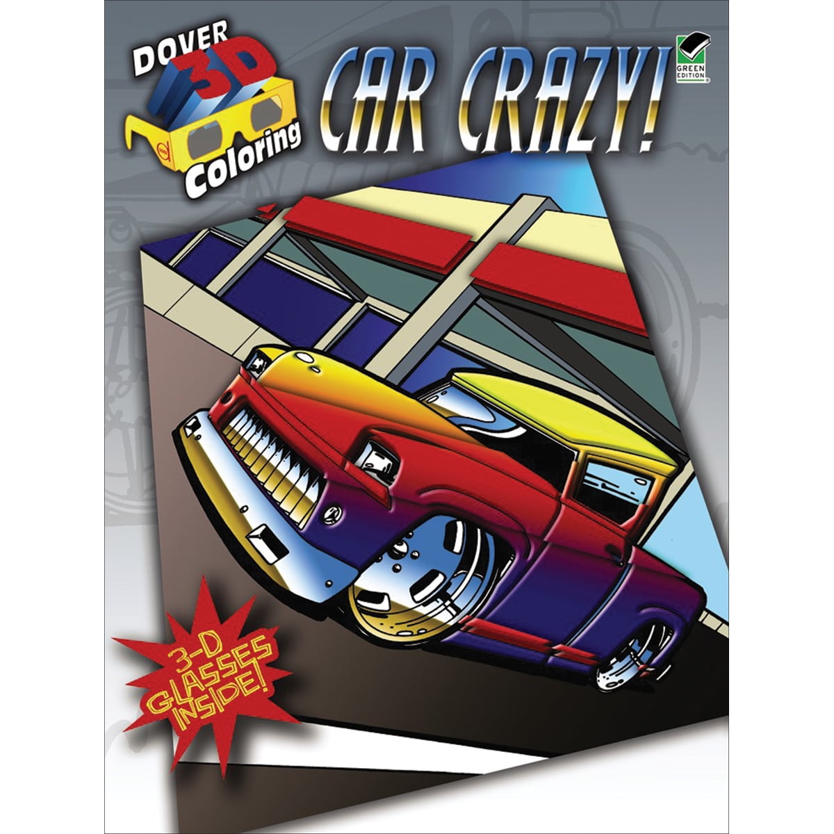 Dover Publications Car Crazy 3-D Coloring Book - Walmart.com