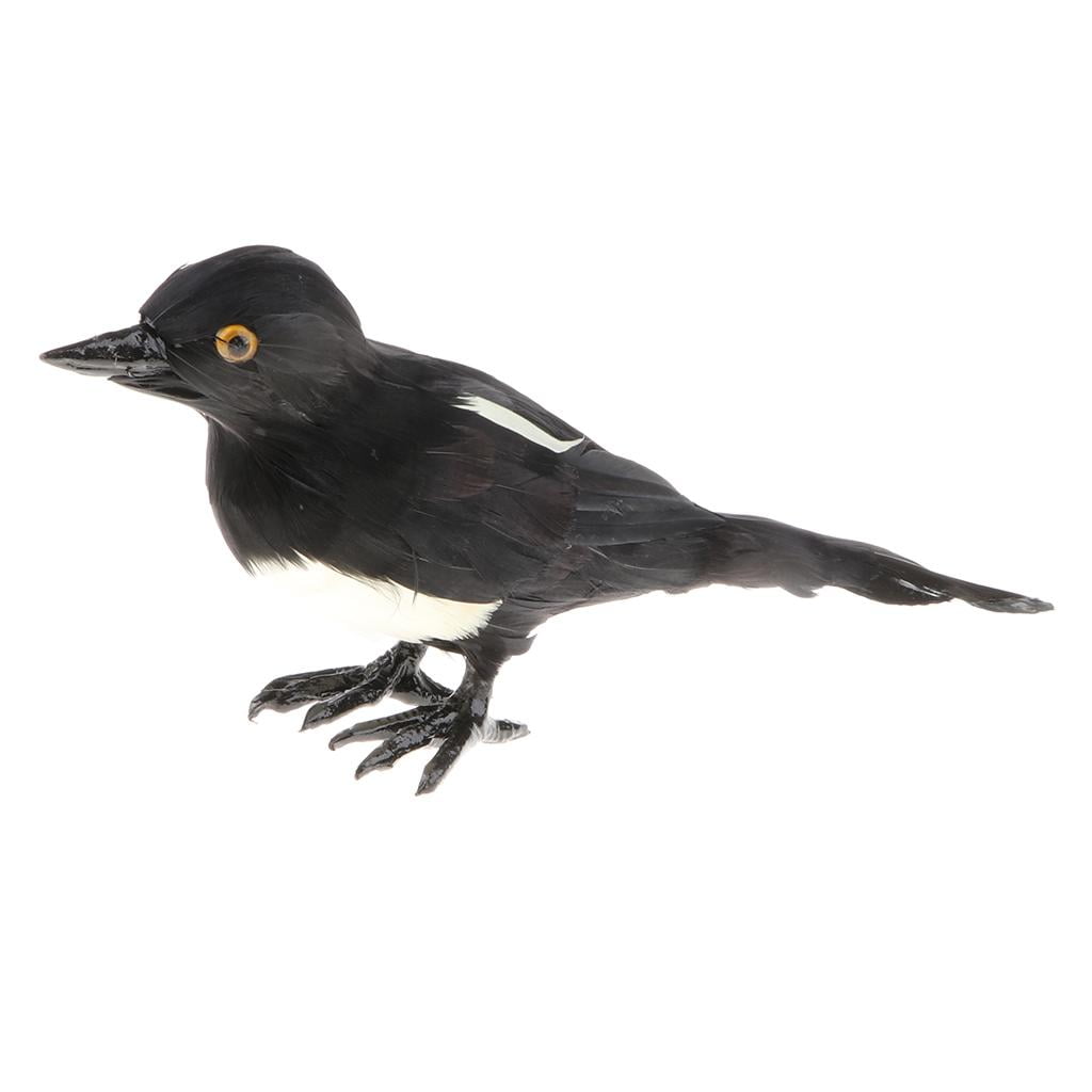 Lifelike Standing Magpie Model, Kids Bird Animal Toy, Handicraft ...