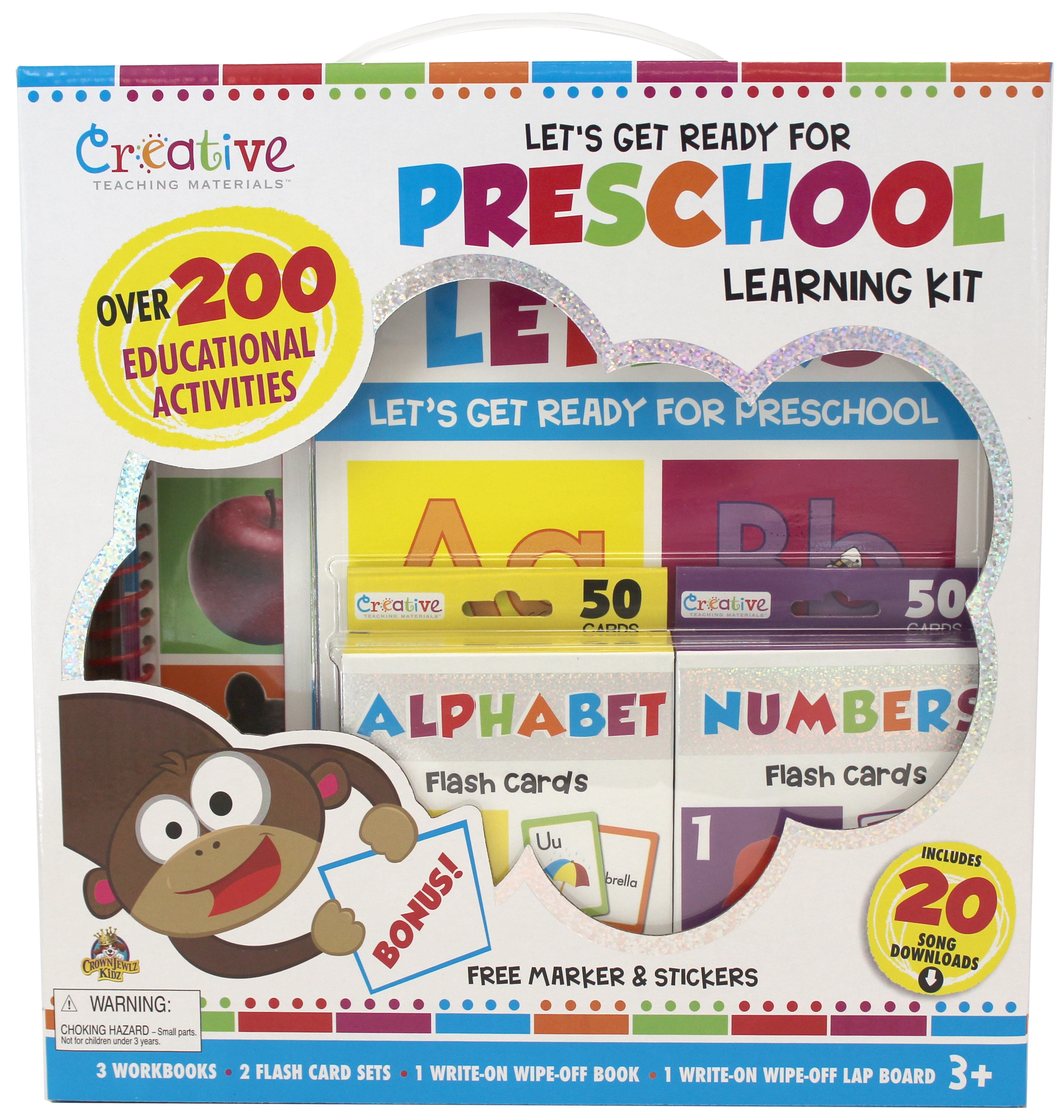 CrownJewlz Let’s Get Ready for Preschool Learning Kit, 200+ Educational ... CrownJewlz Let’s Get Ready for Preschool Learning Kit, 200+ Educational ...
