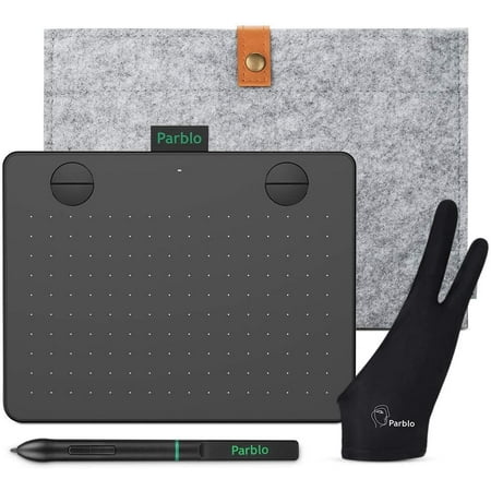 A640 Graphic Drawing Tablet, 6 x4 Inches 8192 Levels with BatteryFree ...