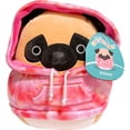 "Squishmallow Fluffy Cute 8"" Prince the Pug Plush Doll Toy - Official ...
