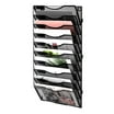 Ultimate Office 12 Tier Mesh Wall File Holder, Multipurpose Rack with ...
