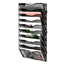 Ultimate Office 12 Tier Mesh Wall File Holder, Multipurpose Rack with ...