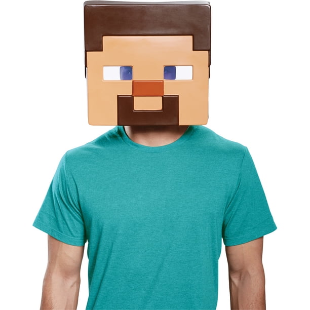 Minecraft - Steve Mask Adult Halloween Accessory - Walmart.com ...