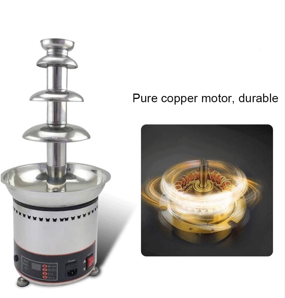 Techtongda Chocolate Waterfall Fountain Chocolate Fondue Waterfall ...