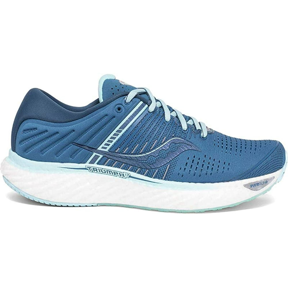 Saucony - Saucony Women's Triumph 17 Running Shoe, Blue/Aqua, 9.5 D(W ...