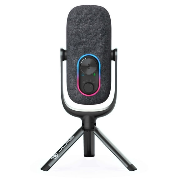Onn+ USB Dual-Pattern Microphone with Volume Mute Controls 3.5mm ...