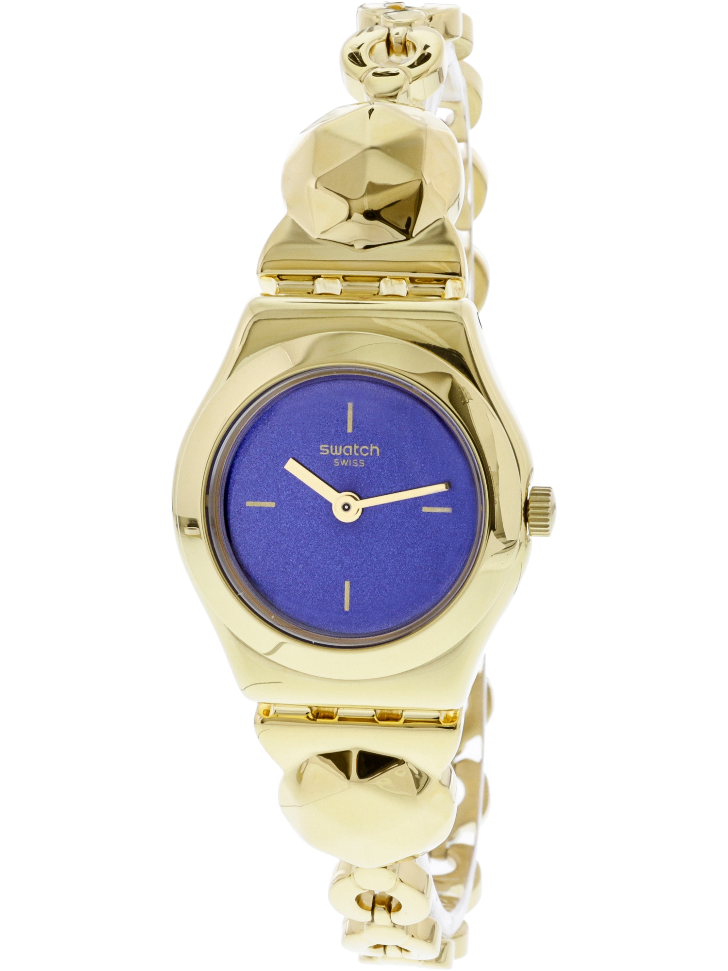 Swatch Women's Goldig YSG153G Gold Stainless-Steel Quartz Dress Watch ...