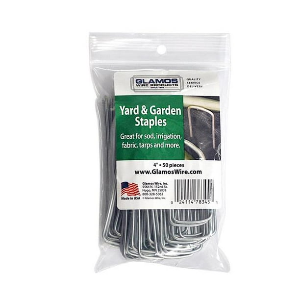 4 in. Square Landscape Staple (50-Pack) - Walmart.com - Walmart.com