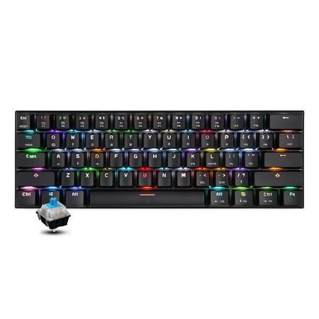 Motospeed CK62 61 Keys RGB Mechanical Keyboard USB Wired BT Dual Mode ...