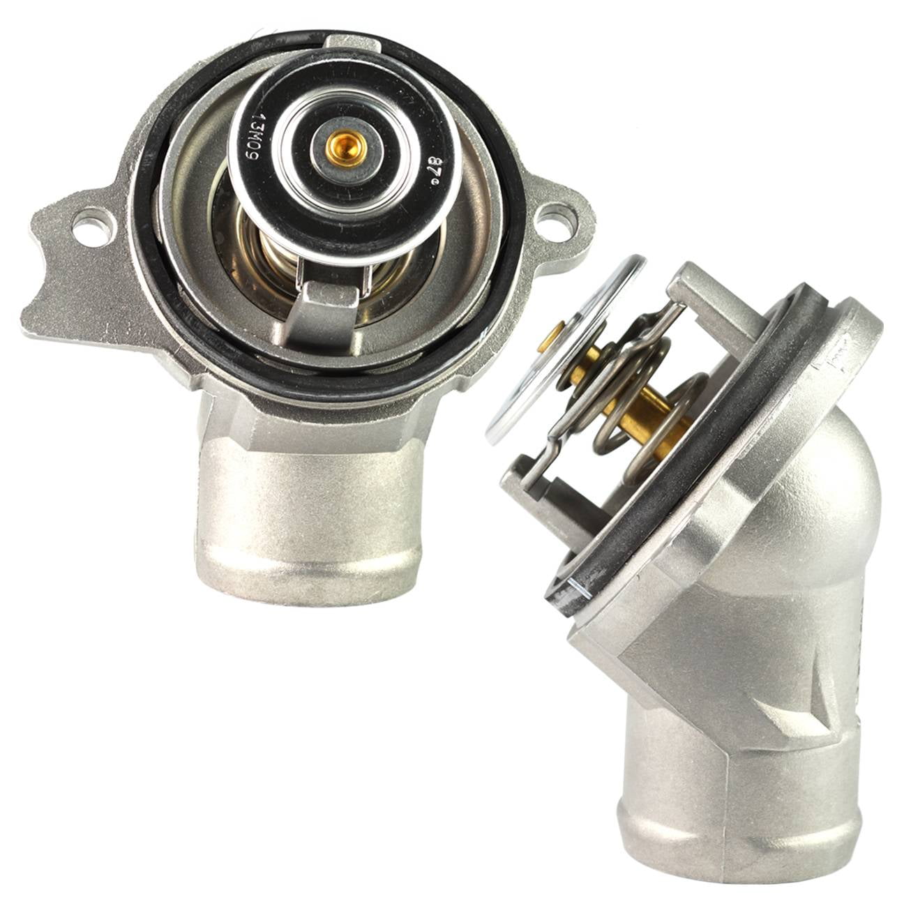 TOPAZ 1122030275 Engine Coolant Thermostat Aluminium Housing with Seal ...