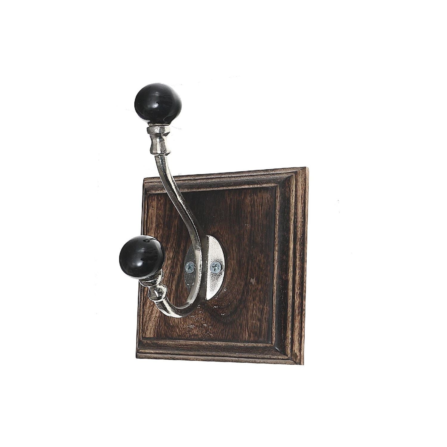 Click here for Ih Casadécor Antique Nickel Hook With Black Knob O... prices