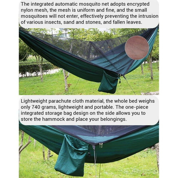 pitrice Ultralight Mosquito Net Hammock Full Automatic Speed Open ...