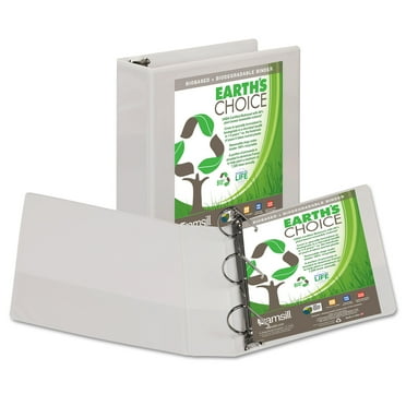 Samsill Earth's Choice Plant-Based View Durable 2 Inch 3 Ring Binders ...