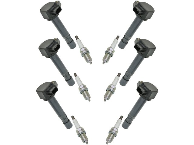 Ignition Coil and Spark Plug Kit 12 Piece - Compatible with 2001 - 2002 ...