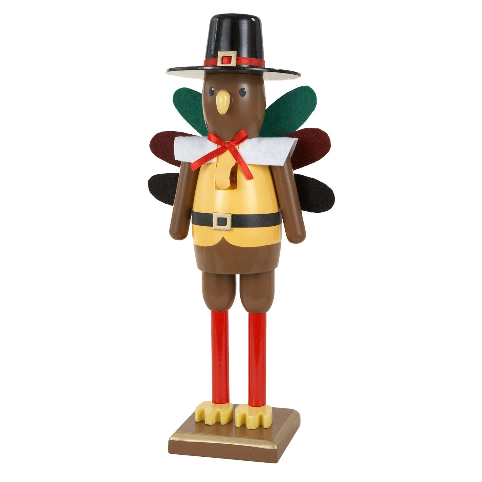 Kurt Adler 15 in. Wooden Harvest Turkey Nutcracker - Walmart.com