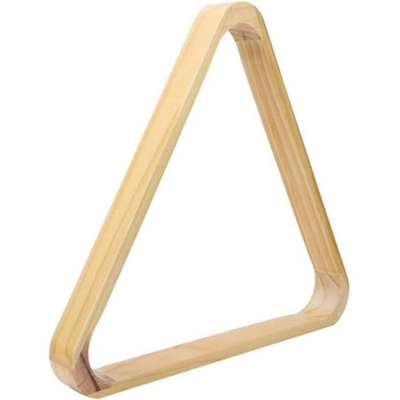 Billiard Balls Set Wooden Billiards Ball Rack Pool Table Triangle and ...