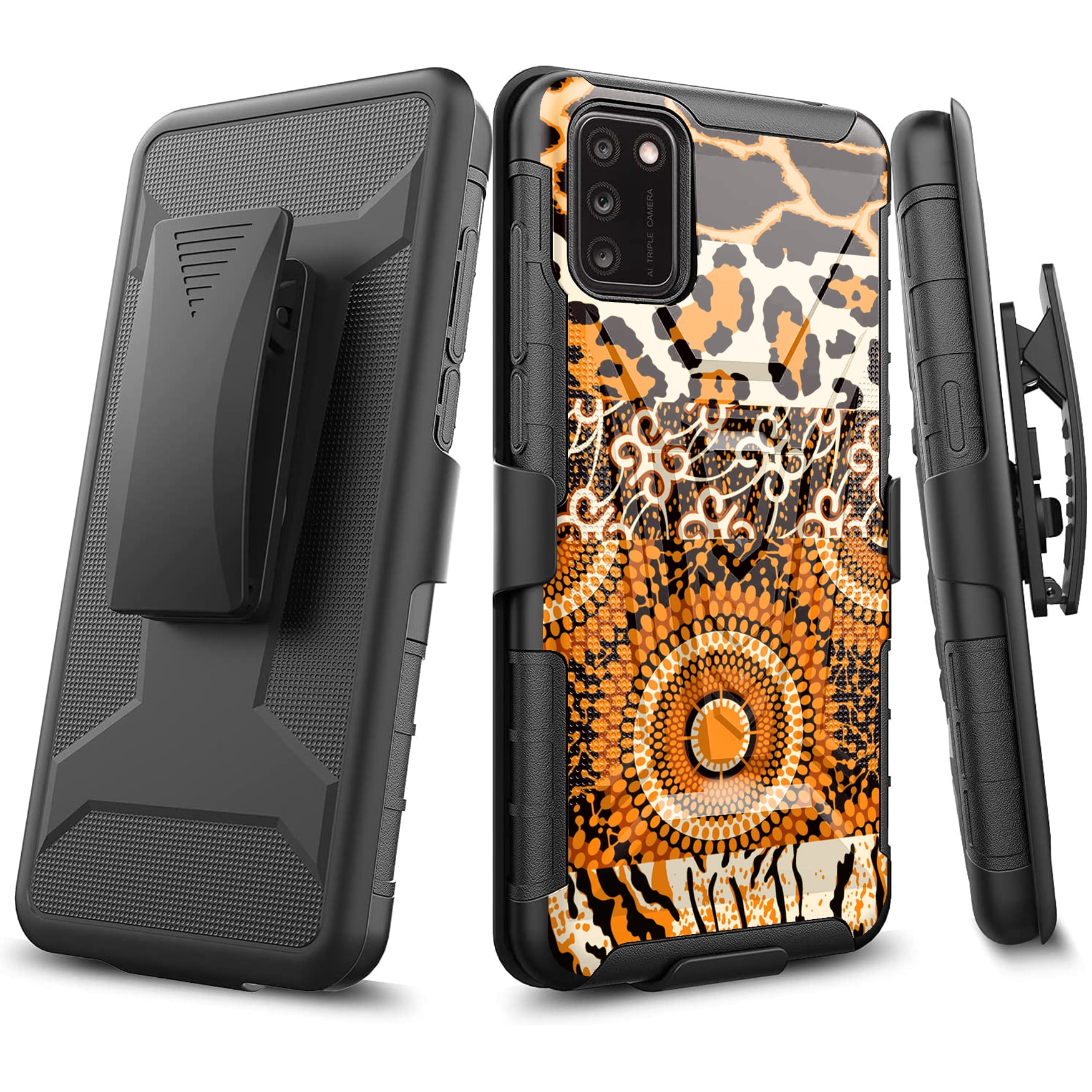 Dalux V Hybrid Kickstand Holster Phone Case Cover Compatible With