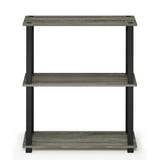 Furinno Turn-N-Tube 3-Tier Compact Multipurpose Shelf Display Rack with ...