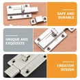 Door Bolts,1~2 Pieces Stainless Steel Latch Sliding Door Lock, Surface ...