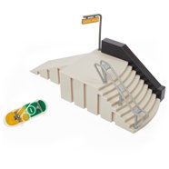 Tech Deck - Build-A-Park - Flat Ramp Grind Rail (Brown) - Walmart.com