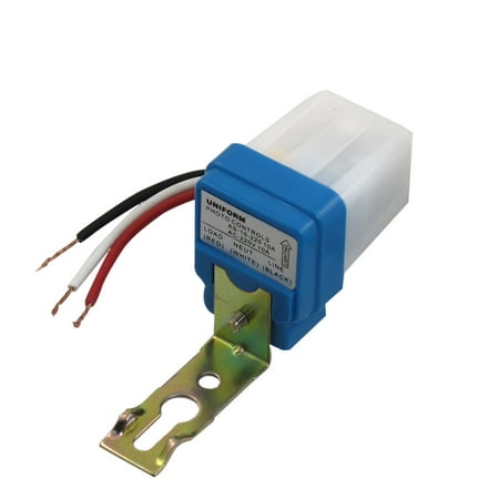 AC 220V 10A Photocell Sensor Automatic Light Control Switch w 3 Wire ...